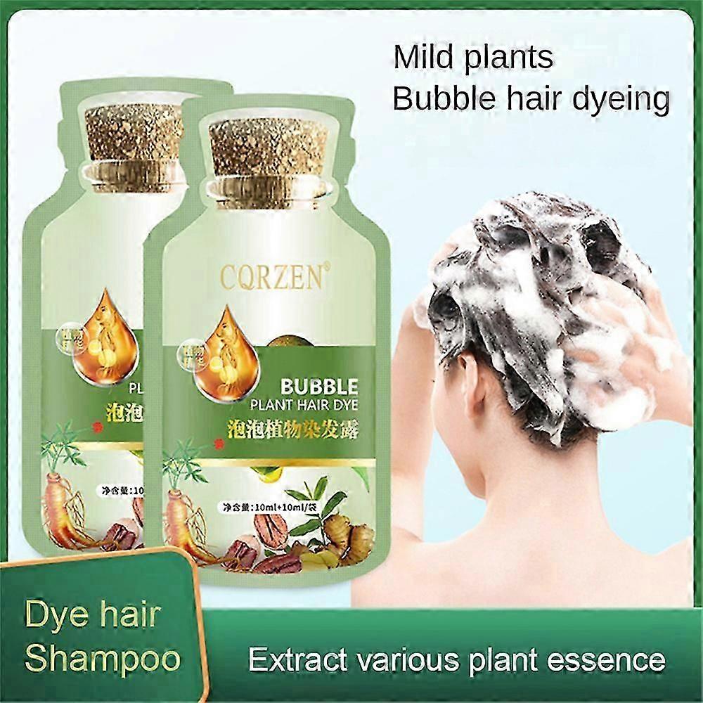 Natural Plant Hair Dye Bubble New Botanical Based for Grey Hair Color ...