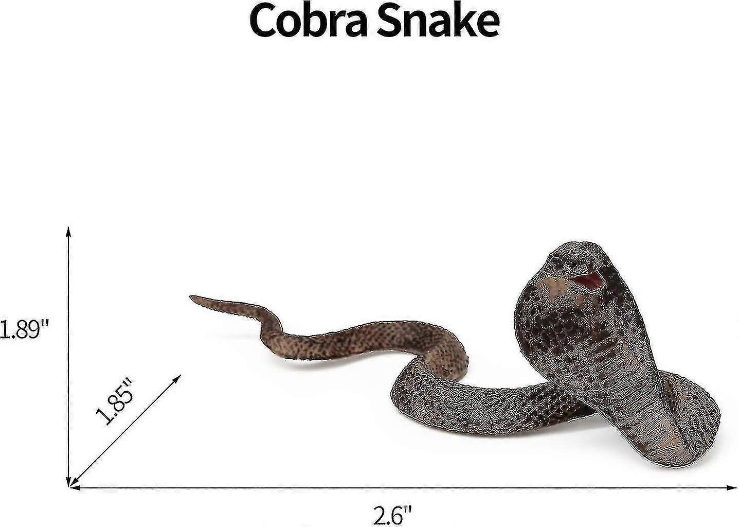 8pcs Fake Snake Toy Figurines Realistic Fake Snake Prank Rubber Snake ...