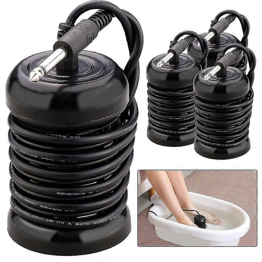 Mini Ionic Detox Foot Bath Arrays Round Stainless Steel Array Aqua Spa ...