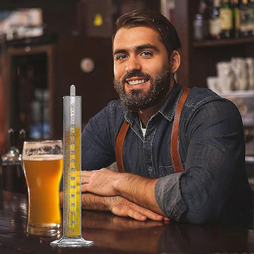 Home Wine Hydrometer, Triple Scale for Wine Beer Mead, Alcohol Tester ...