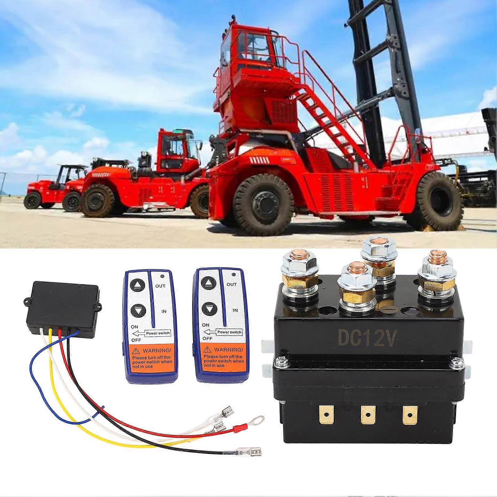 12V 500A Winch Relay Kit Remote Control Winch Relay Contactor Switch ...