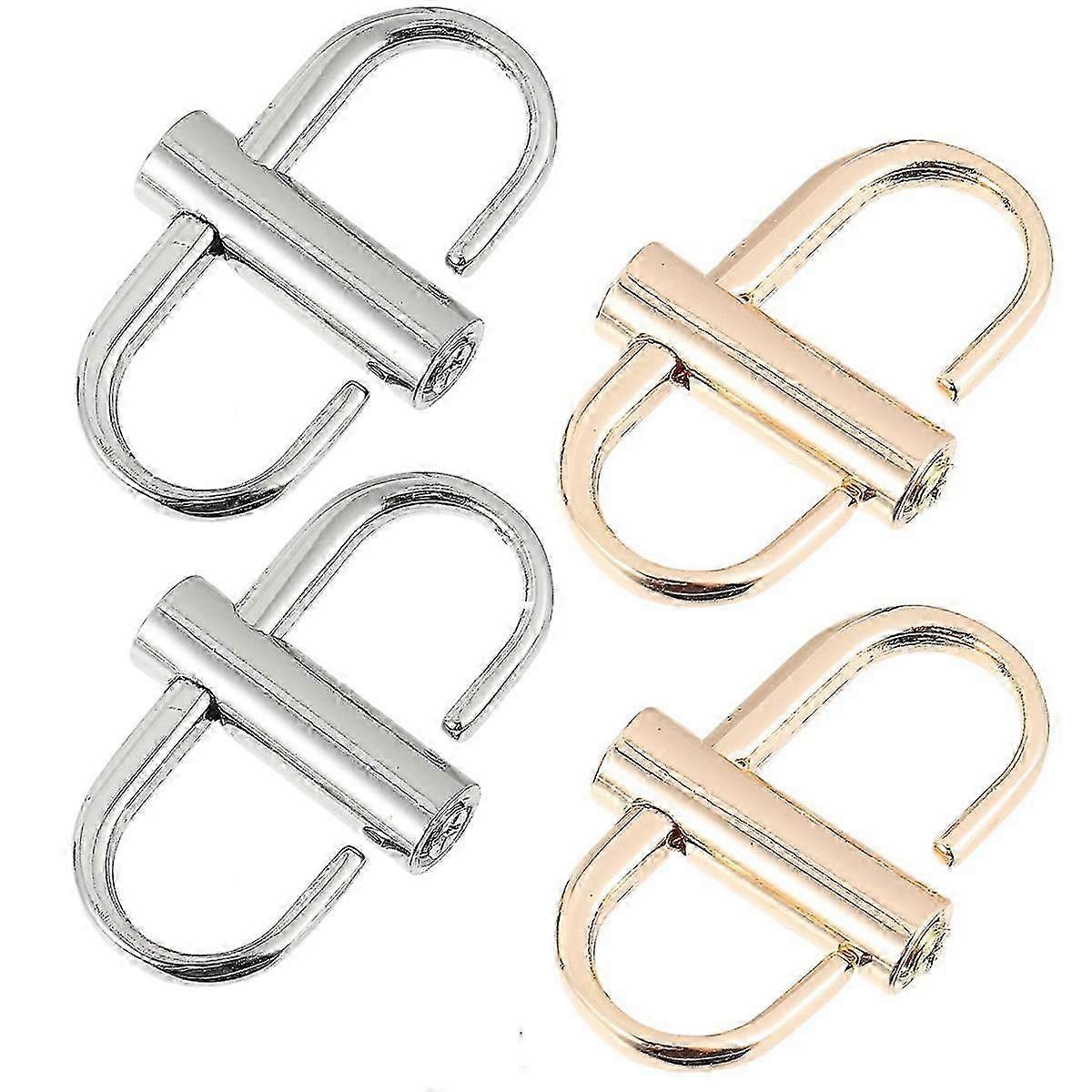 4pcs Metal Buckle Chain Strap Adjustment Buckles Fastening Buckle ...
