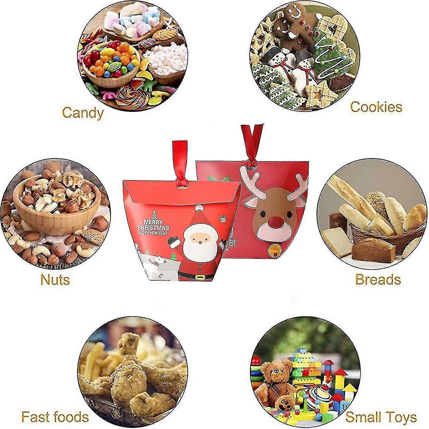 Christmas Candy Boxecorative Christmas Gift Boxeshristmas Gi @BUGU ...