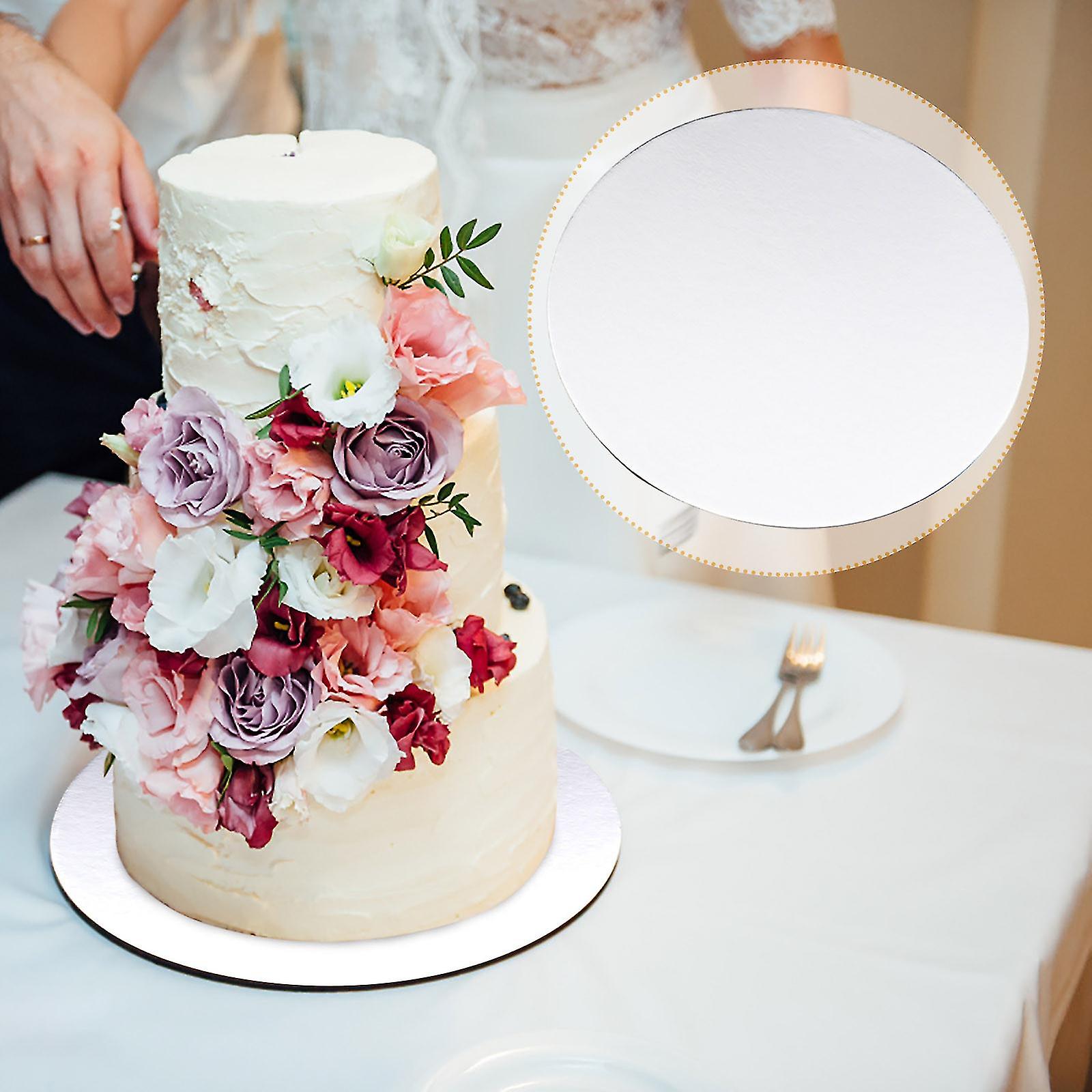 Thickened Round Birthday Cake Bottom Support Textureless Cake Box ...