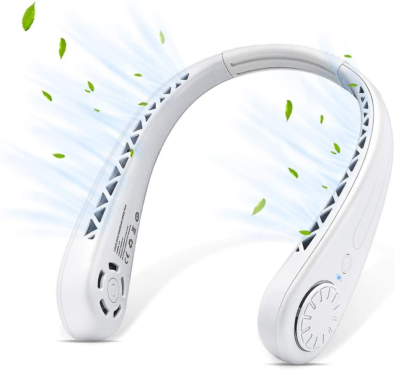 The portable neck fan from popular earphone design the leafless neck ...