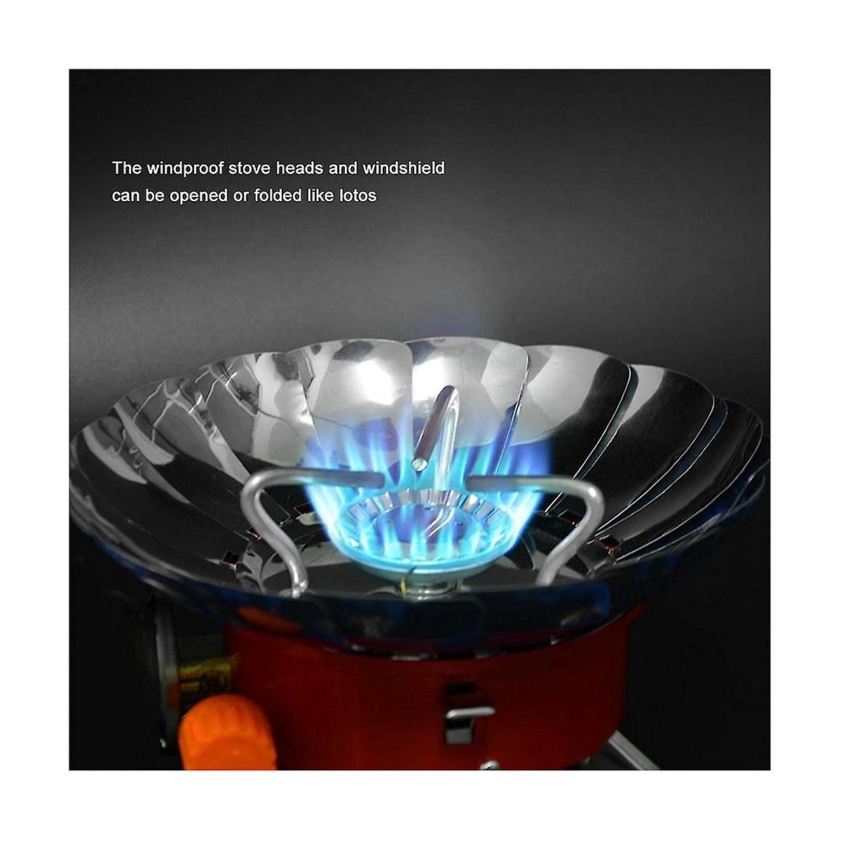 Windproof Camping Gas Stove With Piezo Ignition And Adjustable Valve ...