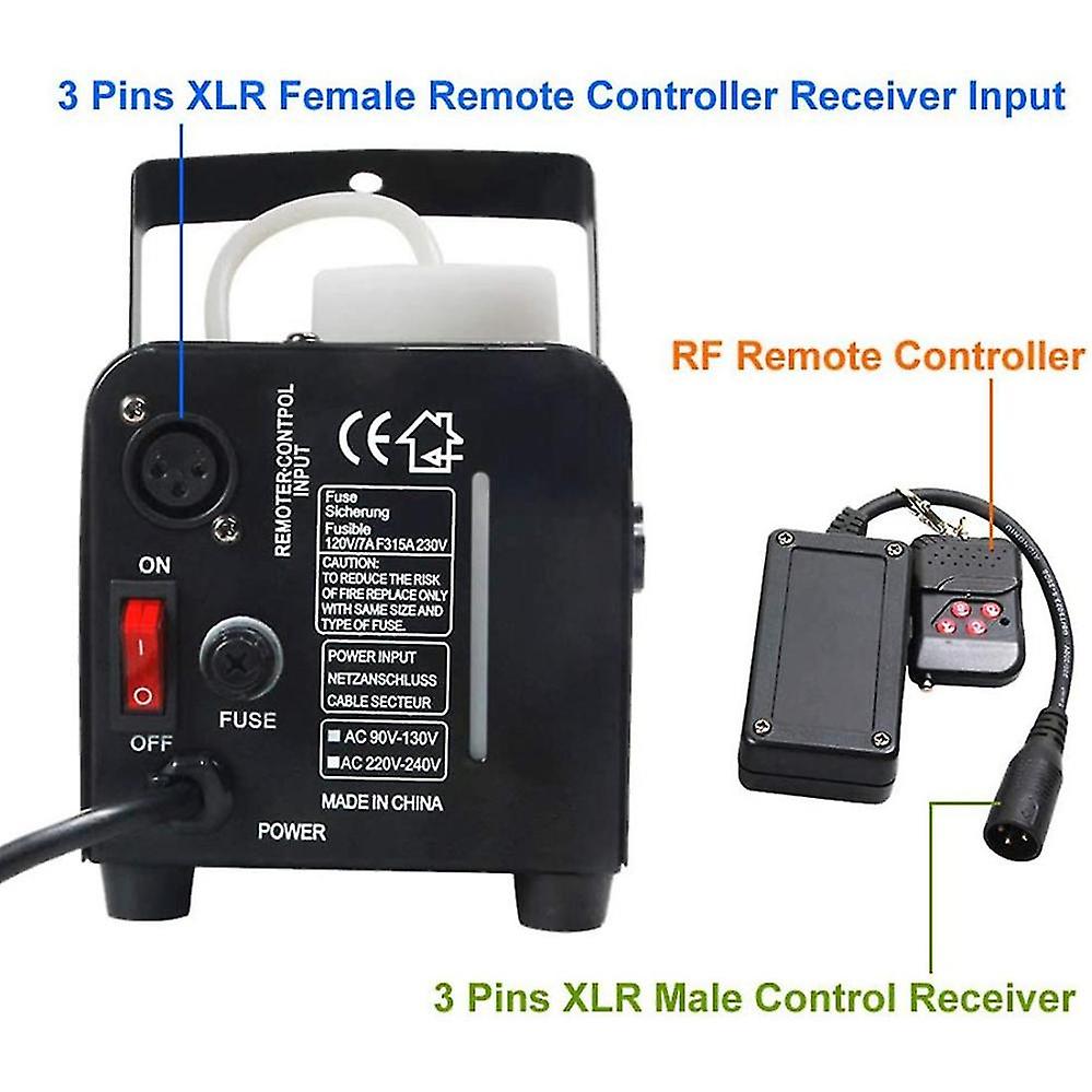 Portable 3 Pins Xlr Wireless Remote Control Receiver For Smoke Fog ...