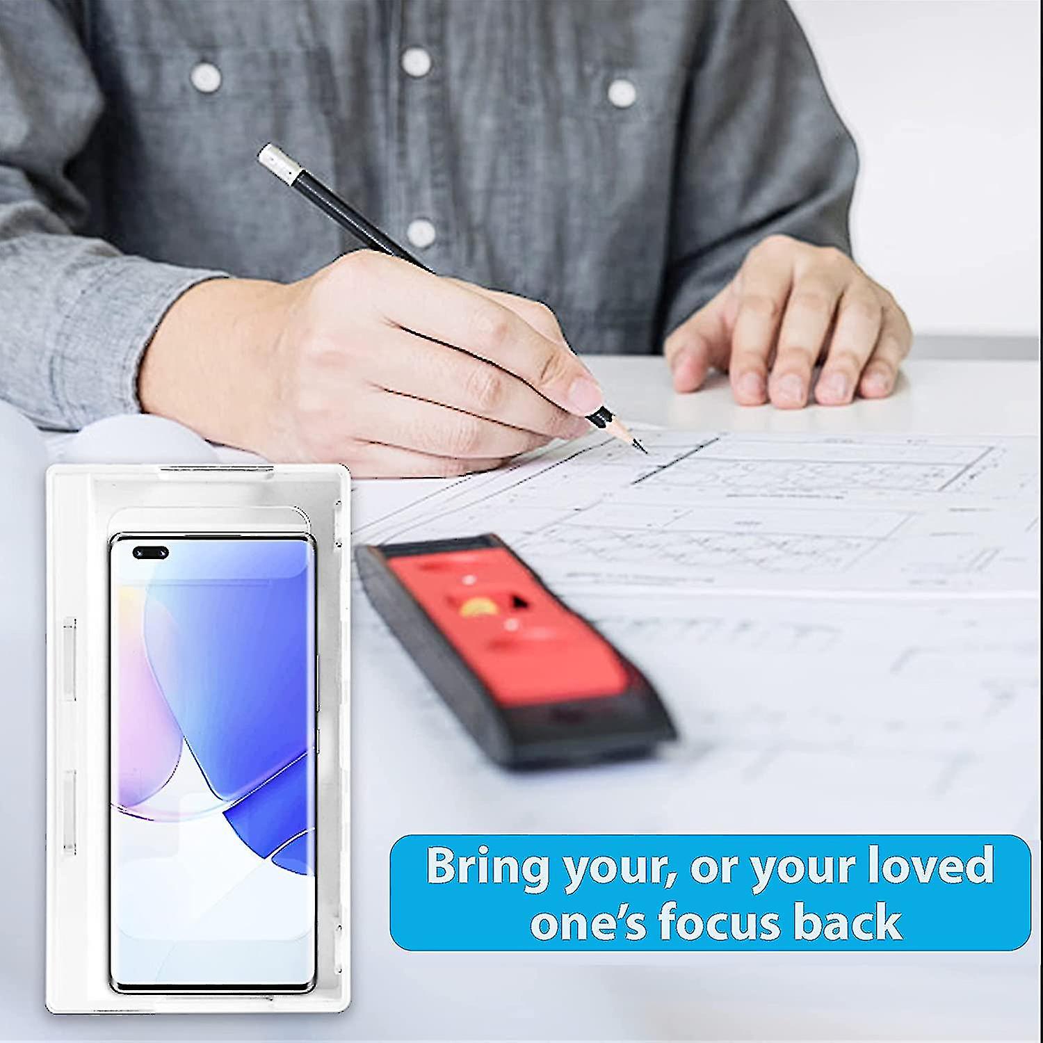 Cell Phone Jail Lock Box,timer Self Control Mobile Phone Holder Locker ...