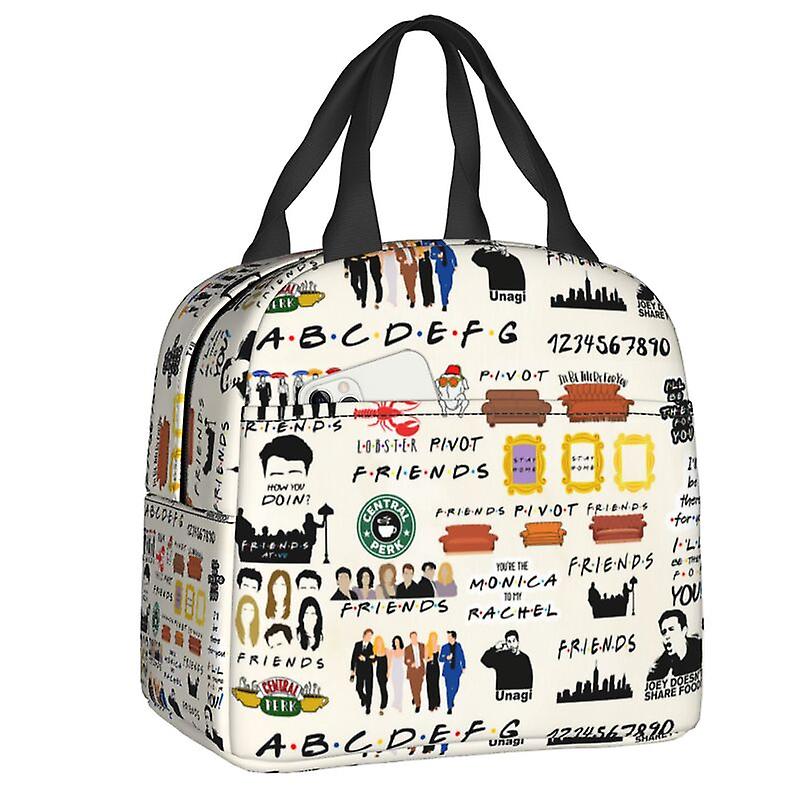 Central Perk Friends Lunch Bag Men Women Cooler Warm Insulated Lunch ...