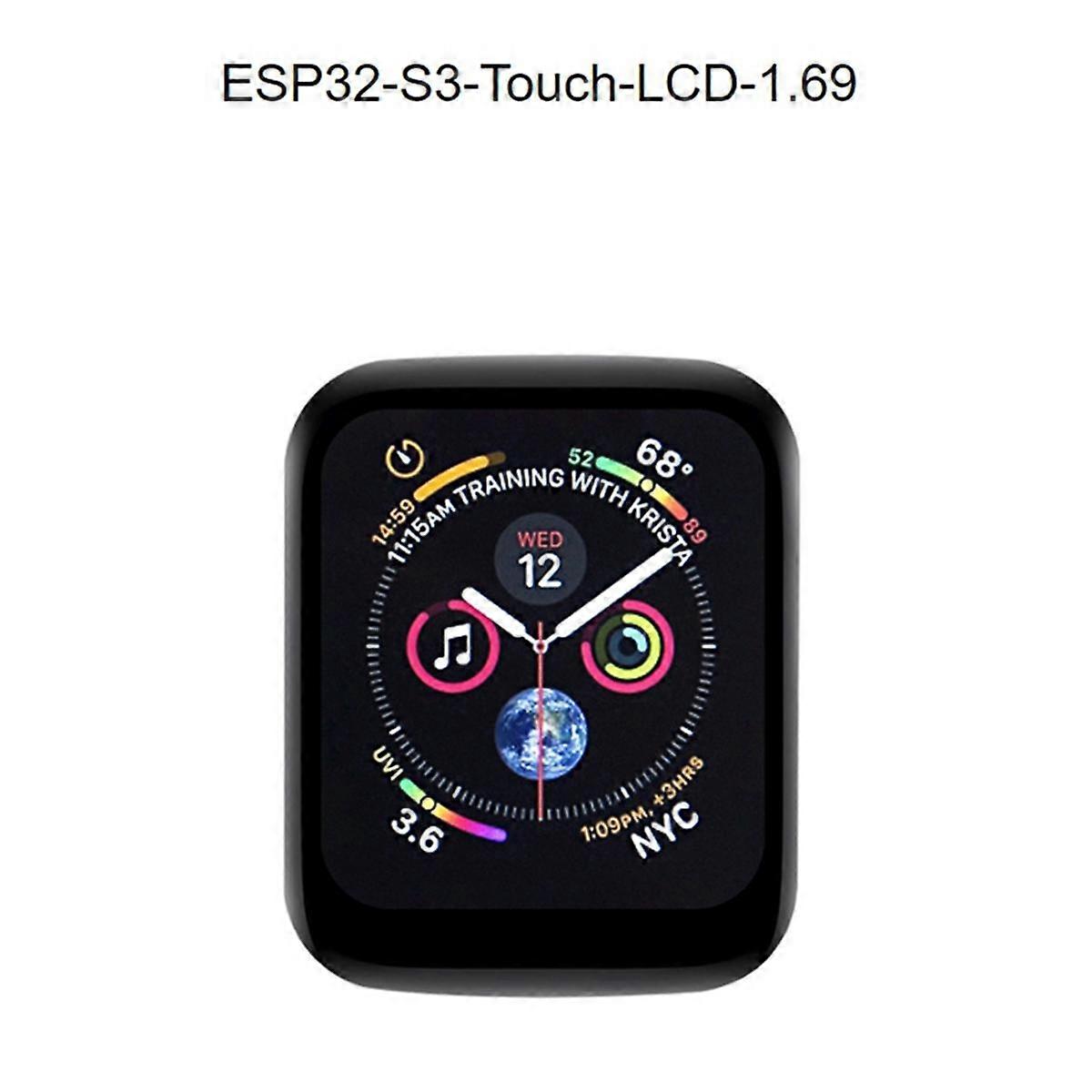 ESP32-S3 1.69inch Touch Screen Development Board LCD Round Display WiFi ...