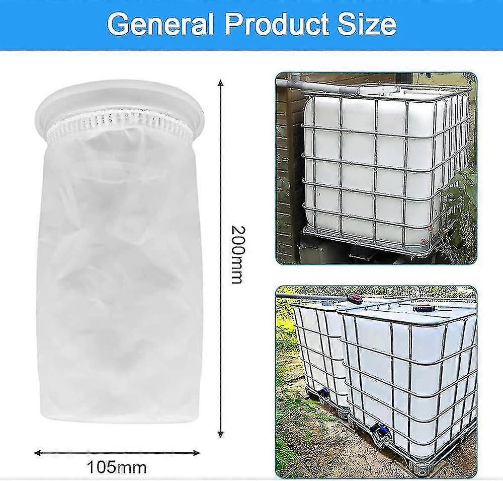2 st nylon ibc filter, ibc regnvatten tank filter tvättbart ibc ...