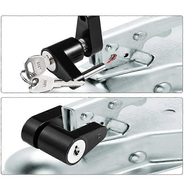 1PC Trailer Hitch Coupler Lock, Trailer Tongue Coupler Lock with Keys ...