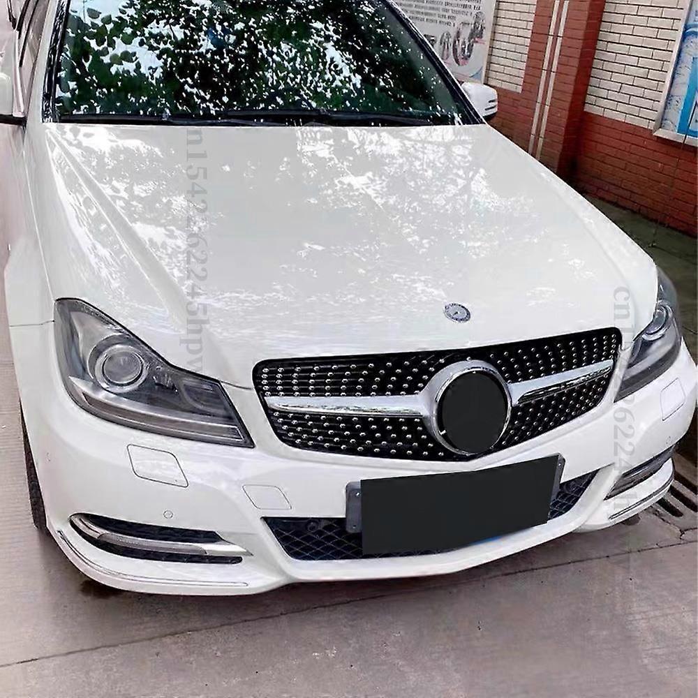 Front Grille Racing Grill Tuning For Mercedes Benz C Class W204 2007 ...