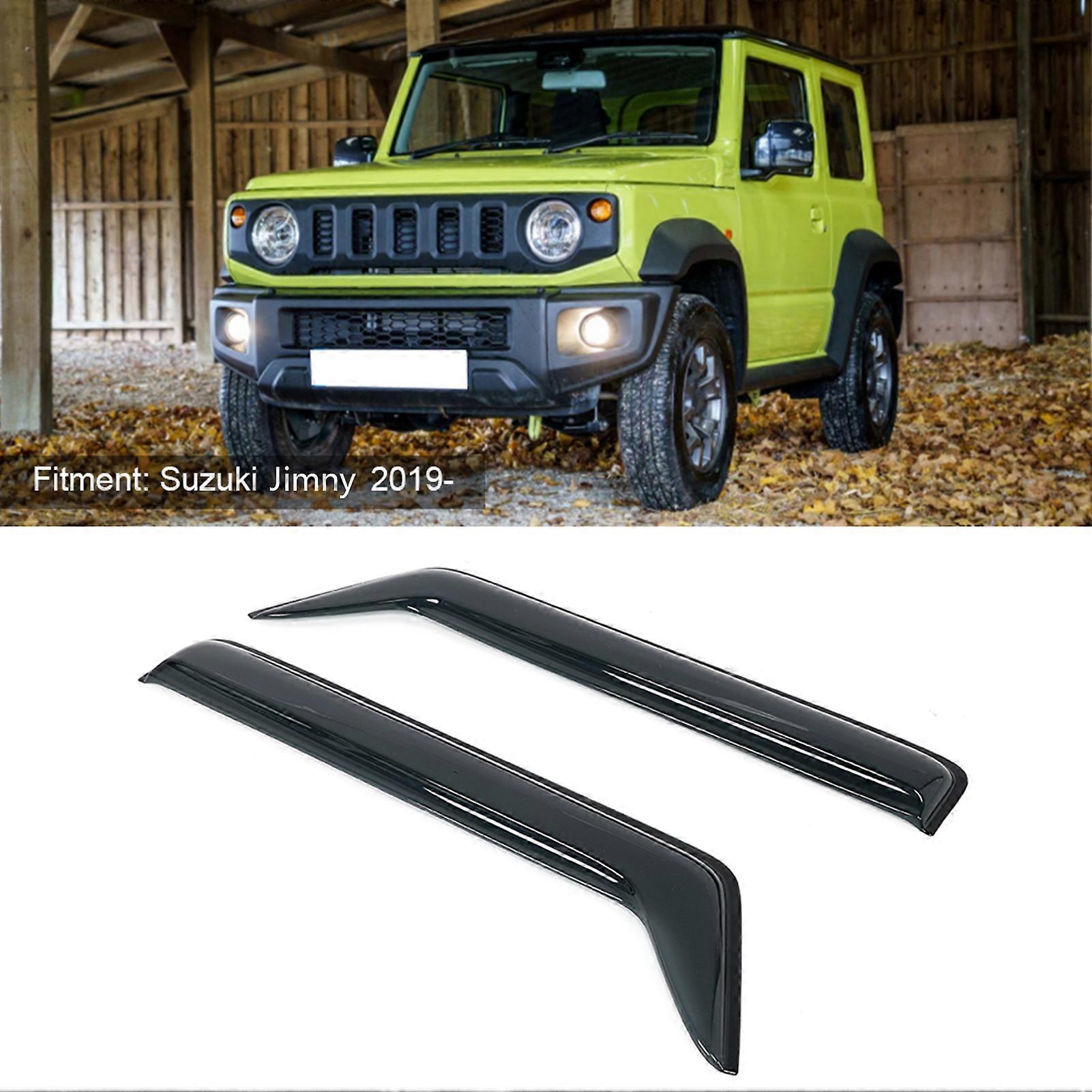 2pcs Smoky Window Visor Shades Sun Rain Guard Fits for Suzuki Jimny ...