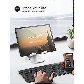 Tablet Stand, Lamicall Adjustable Tablet Holder : Desktop Stand Dock ...