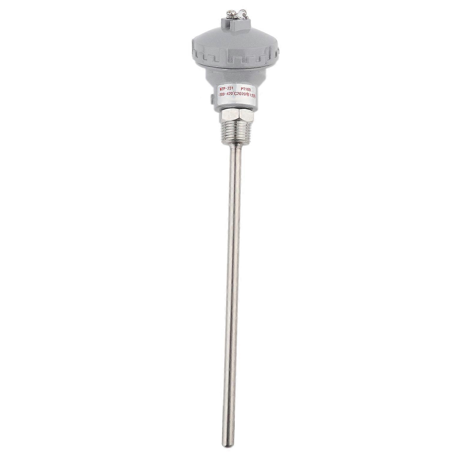 RTD PT100 Temperature Sensor Probe 1/2" NPT Thread Thermocouple ...