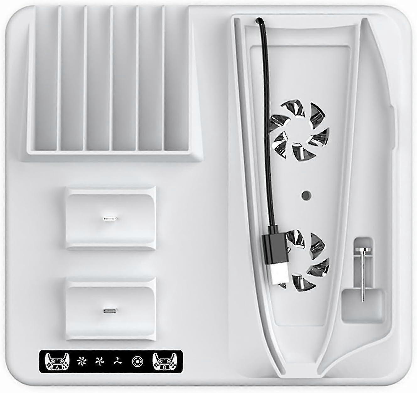 Ps5 Slim Stand And Cooling Station With Dual Controller Charging ...