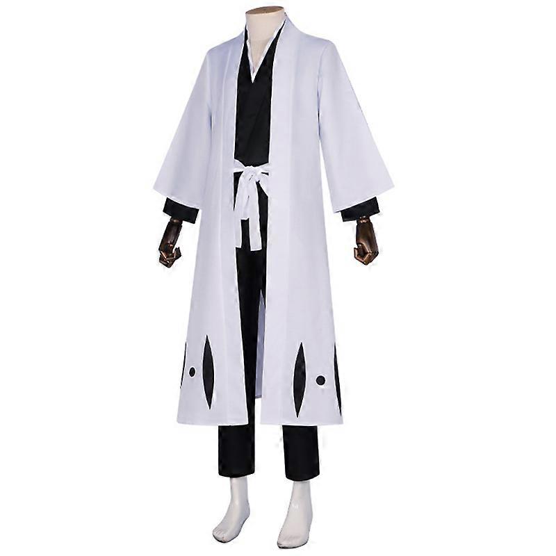 Anime Bleach Cosplay Costume Unisex Captain Kimono Suit Aizen Sousuke ...