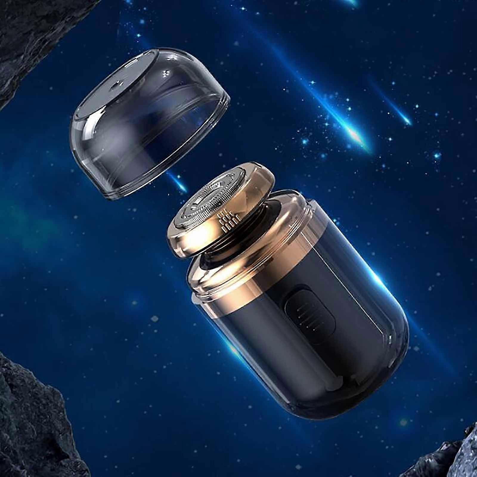 Two In Mini Capsule Shaver Nose Hair Portable Rechargeable Shaver Dry ...