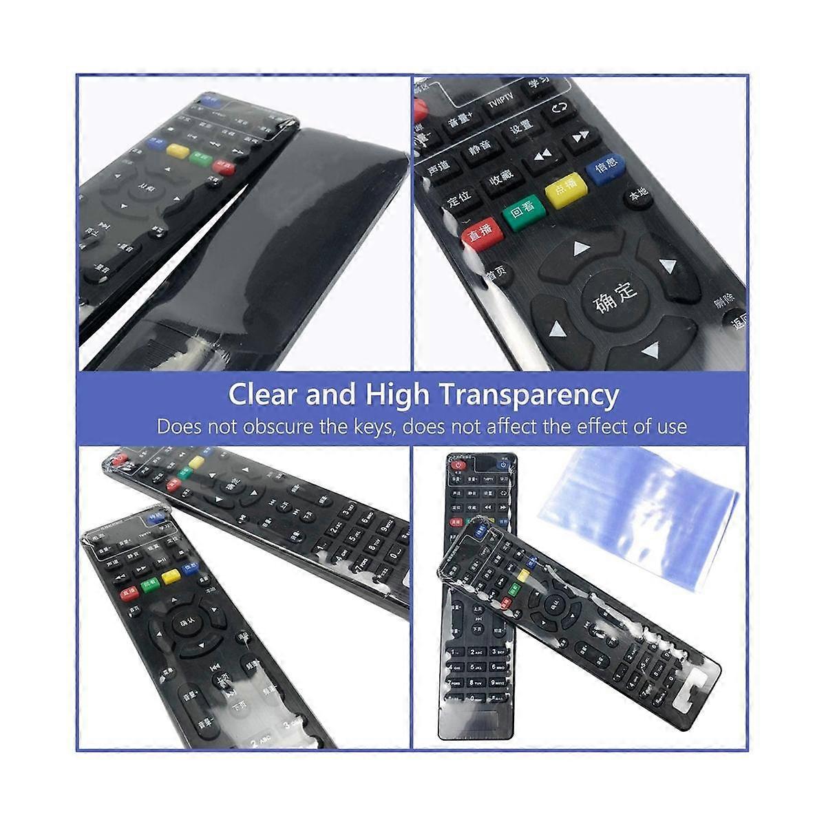 20PCS Transparent Heat Shrink Film TV/ Air Condition Remote Control ...