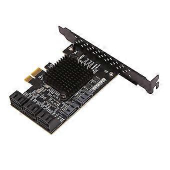 Pcie Sata Card 8 Port, 6gbps Sata 3.0 Pcie Card, Pcie To Sata ...