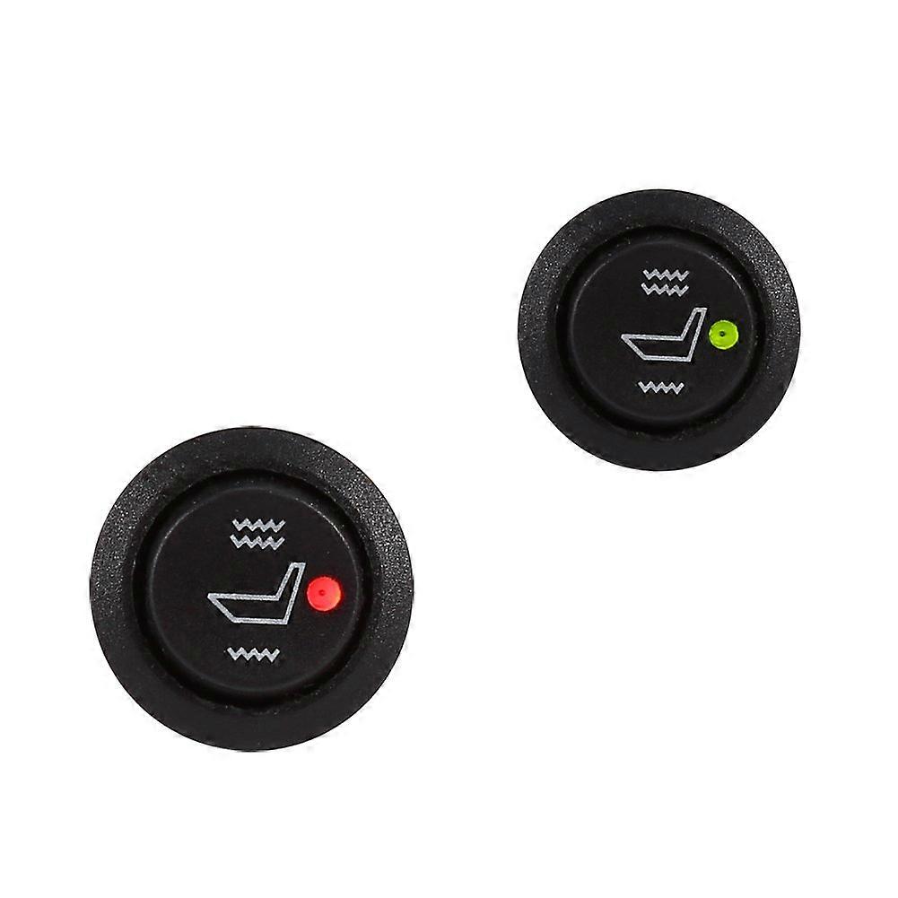 Car Seat Heater Switch Heated Seat Switch Universal 12V 20A 3 Pin Round ...