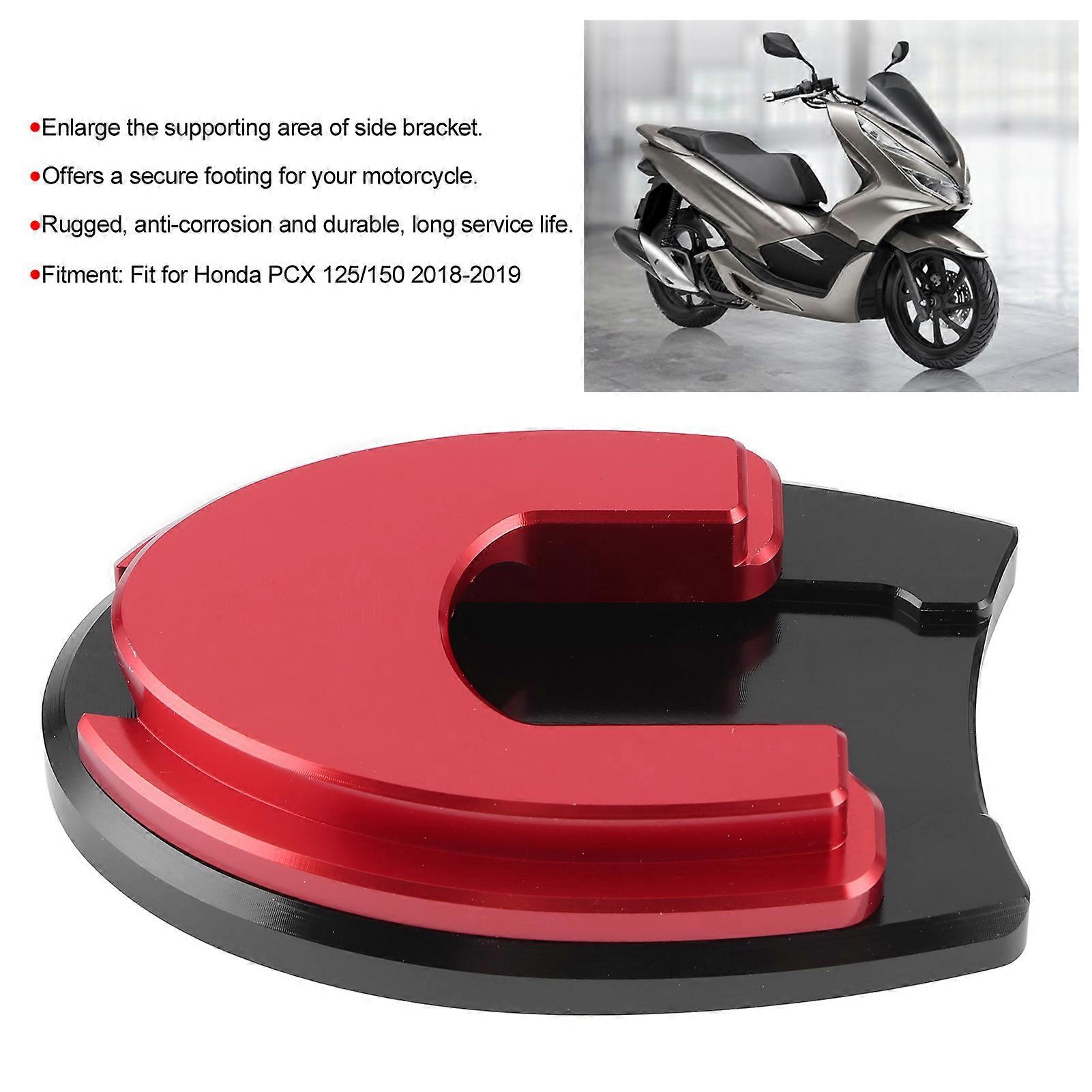Kickstand Foot Extension Pad Side Stand Support Enlarger Fit for Honda ...