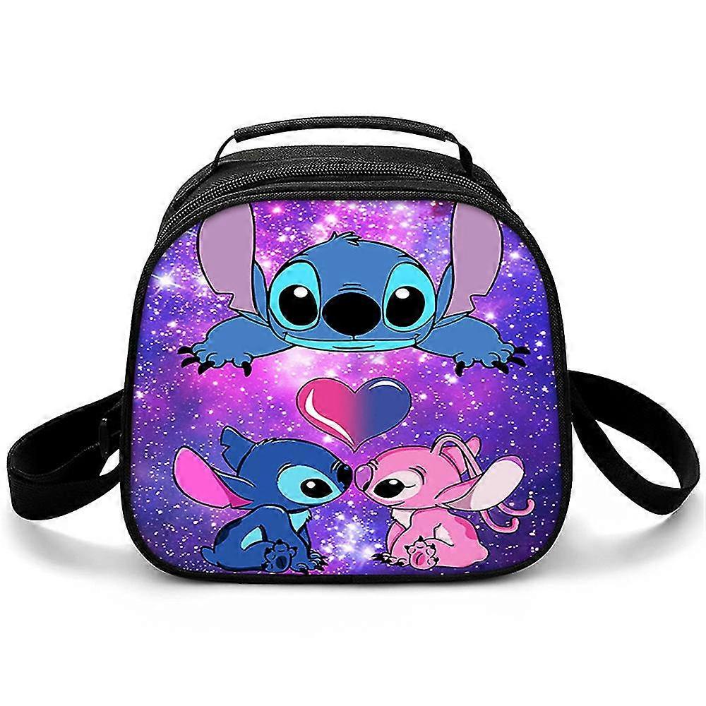 Adults Kids Unisex Stitch Lunch Box Bag Cartoon Lunchbox Insulated ...