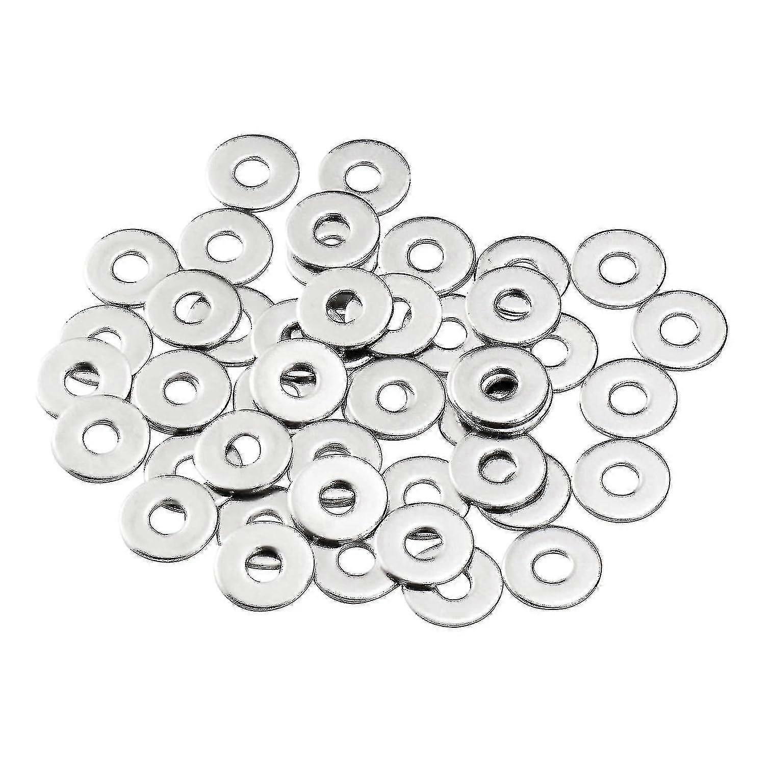 Metal Washers M6, Flat Washers 50 Pieces, Stainless Steel Washer M6 X 18mm, Washer In 304 ...