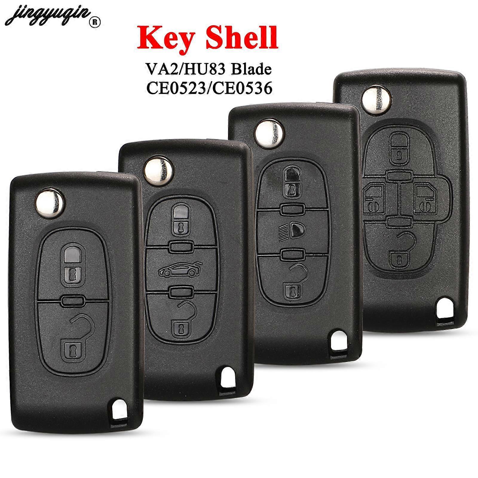 2/3 Button Remote key Case for Peugeot 207 307 308 407 607 807 For ...