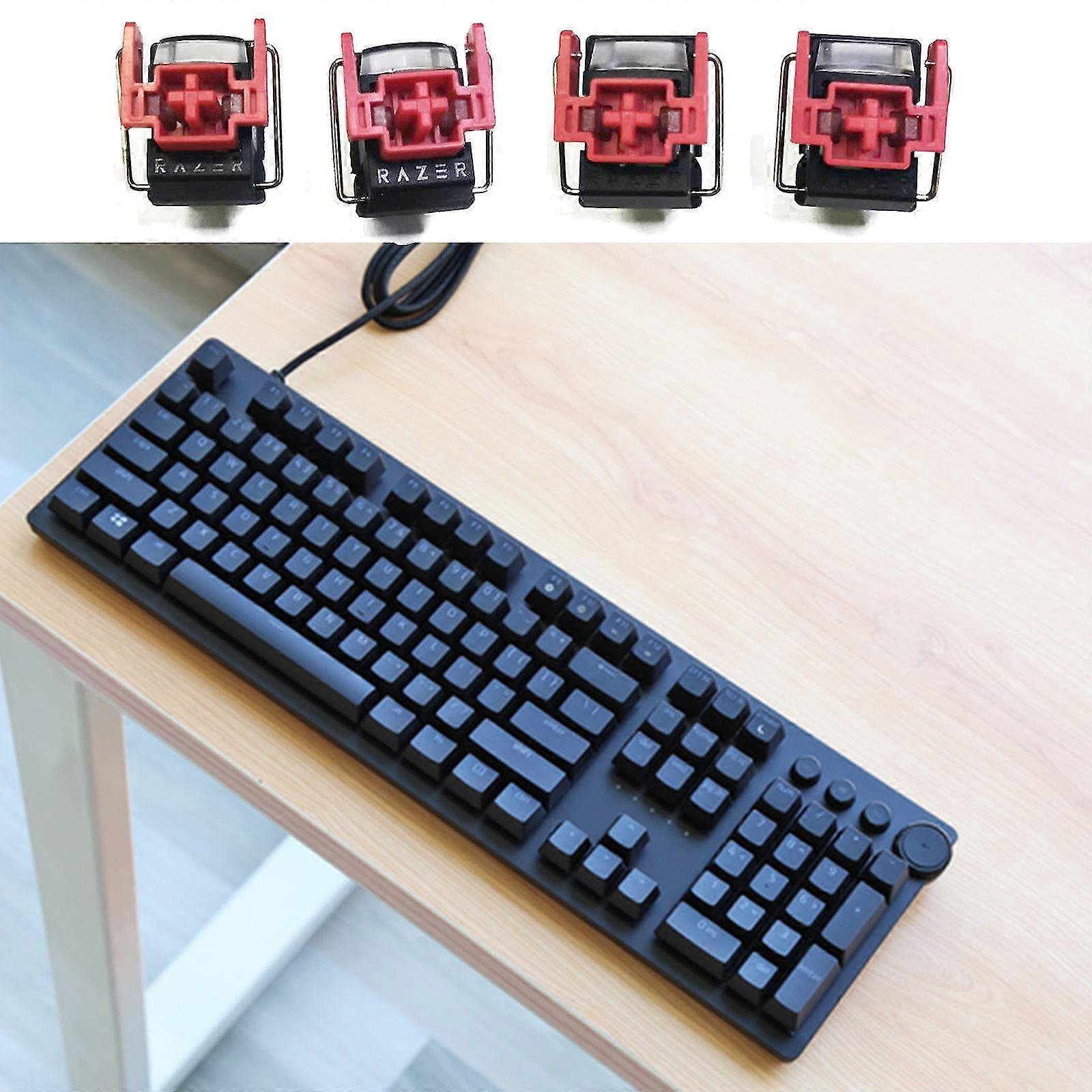 V2 Slient Liner Red Switch Hot-Swappable DIY Clicky Optical Switches ...