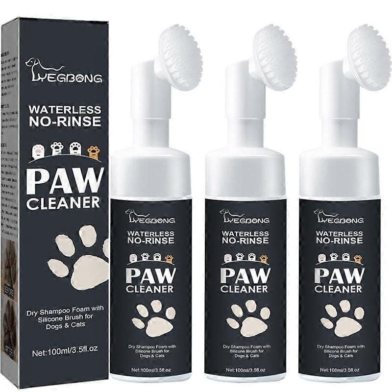 Dog Paw Washing Foam Pet Foot Cleaning Foam Rinse-free Paw Cleaner No ...