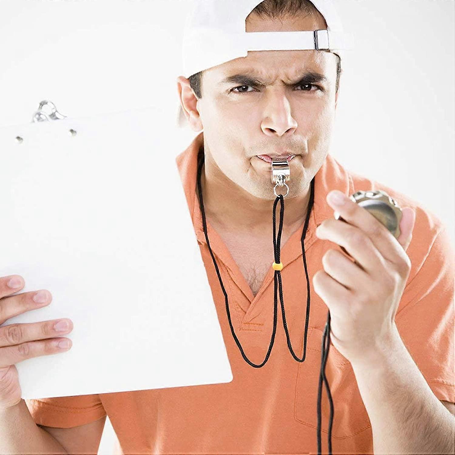 Whistle with Lanyard, 2 Pack Blue Plastic Whistle, Super Loud Sport ...