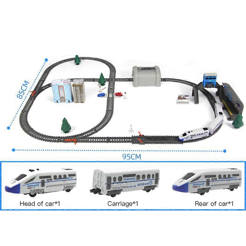 Express Train Set for Boys & Adults, Electric Train Set Toy Model with ...