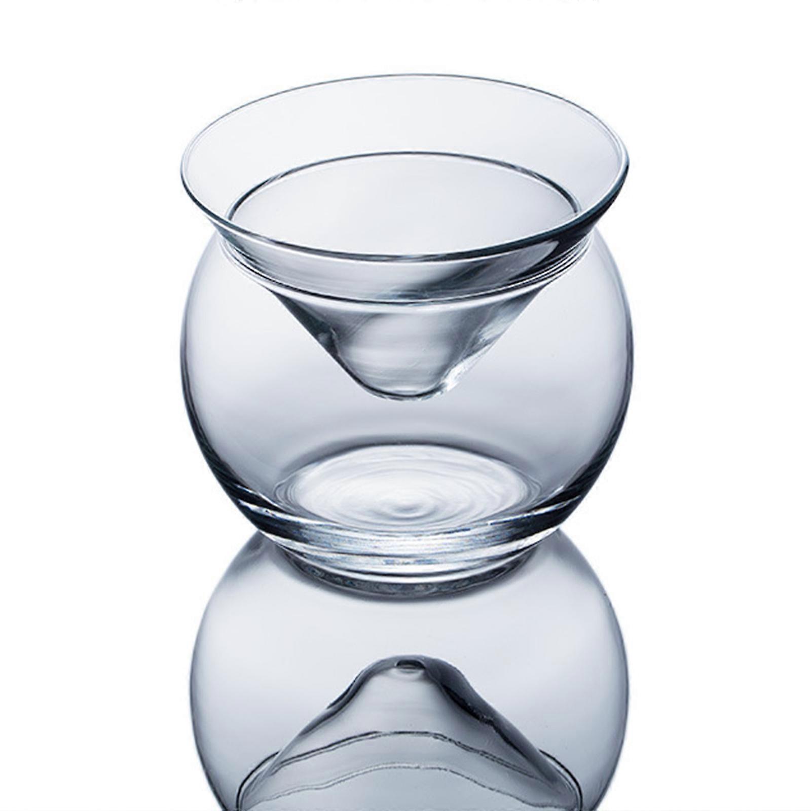 New Upgrade Stemless Martini Glasses With Chiller Crystal Glass Martini ...