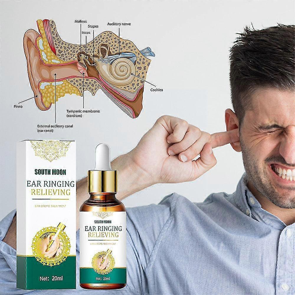 20ml Tinnitus Ear Drops Ear Ringing Gentle Relieving Health Discharge ...