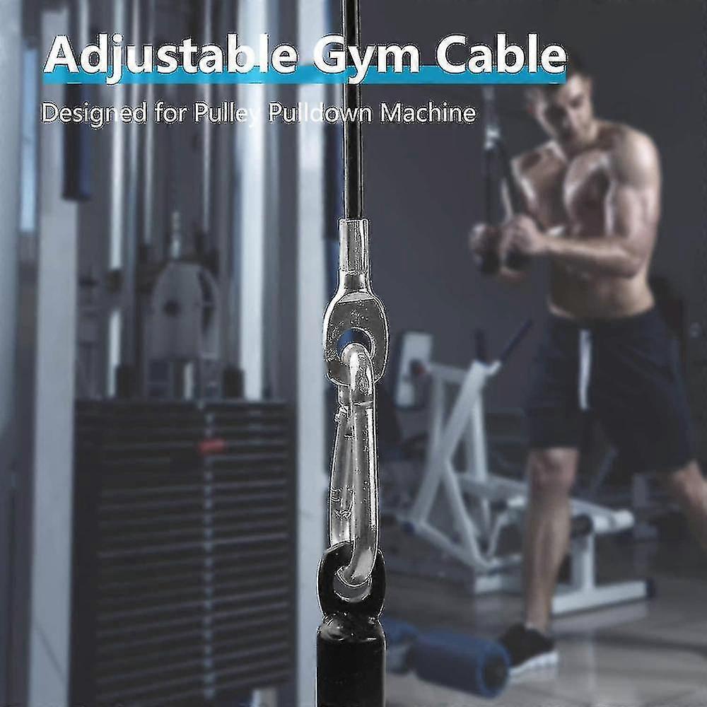 Gym Cable, Fitness Steel Wire Rope Diy Lat Home Gym Pulley Cable ...