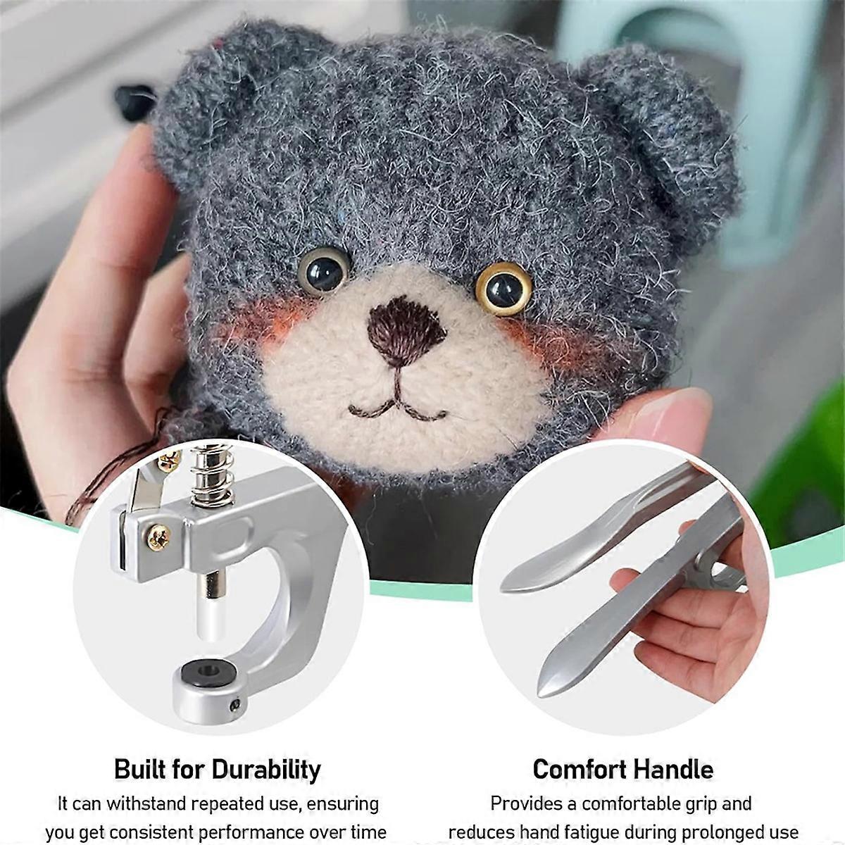 Safety Eye Tool, Auxiliary Tool for Attaching Safety Eyes, for Below 10 ...