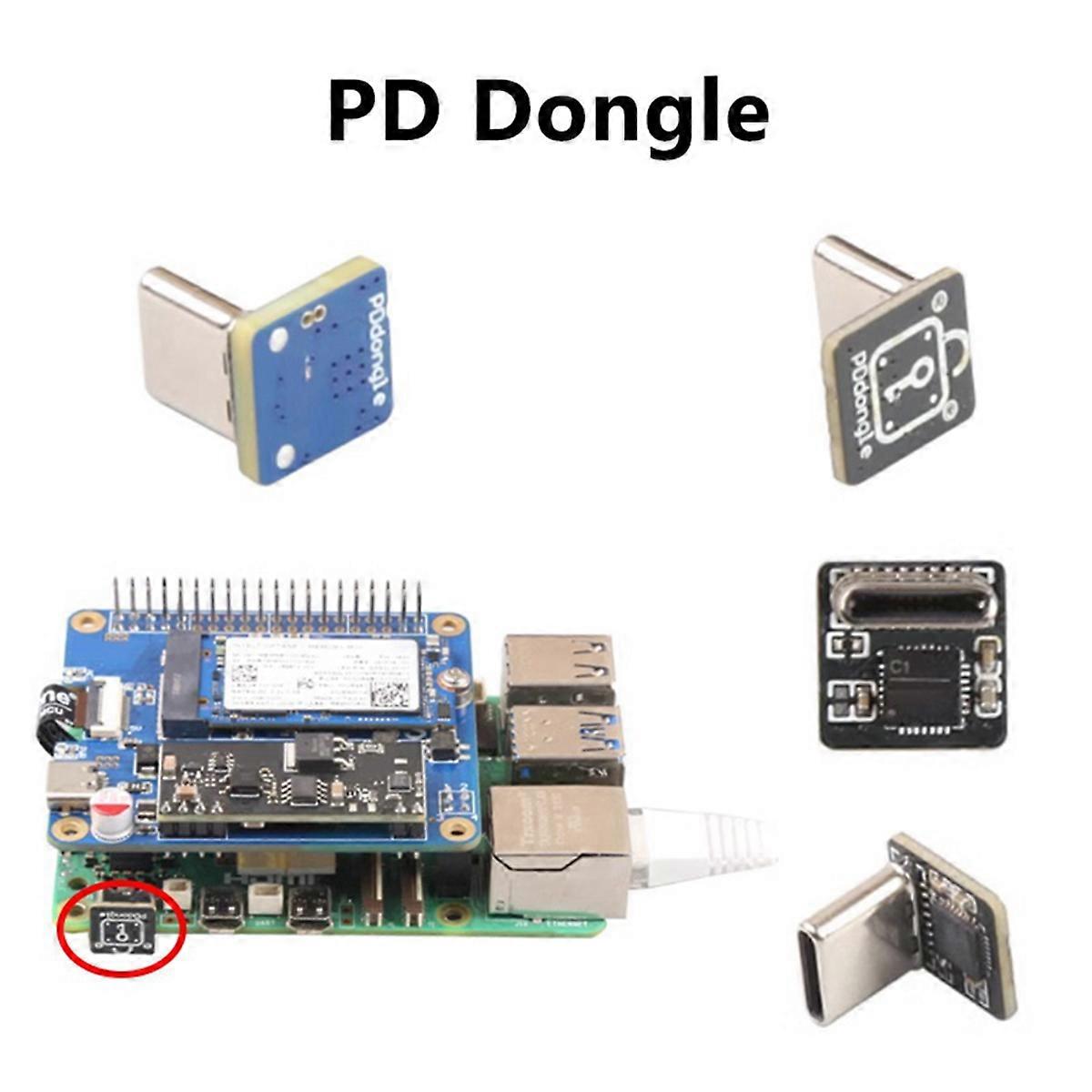 For Raspberry Pi 5 PD Dongle USB-C Port Trigger Activation to Solve UPS ...