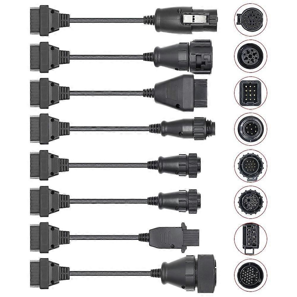 (New) 8 in 1 Truck TCS Auto Tool OBD2 Diagnostic Conversion Cable 8 in ...