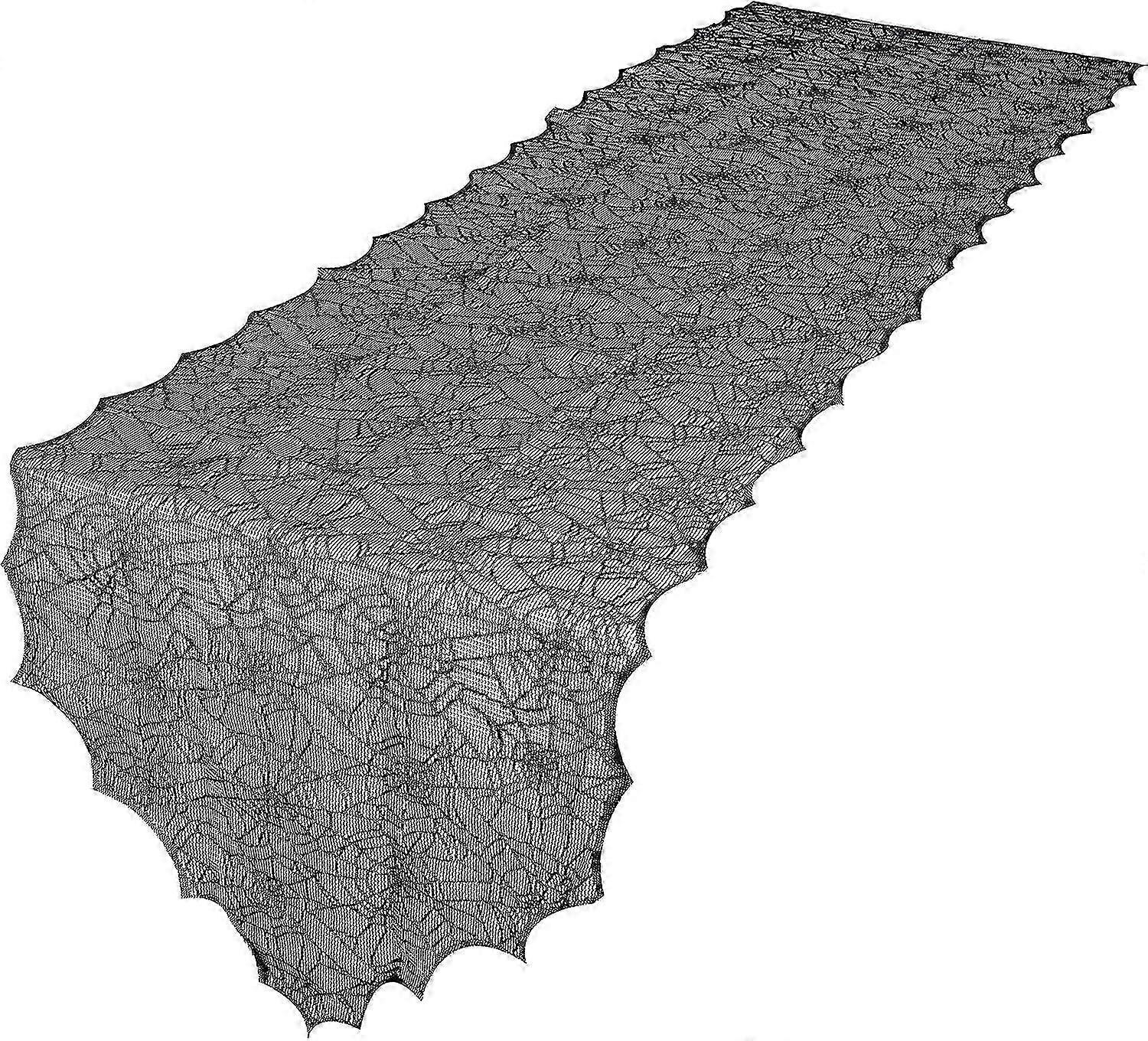 Halloween Spider Table Runner,Polyester Spider Web Lace Festival Table ...