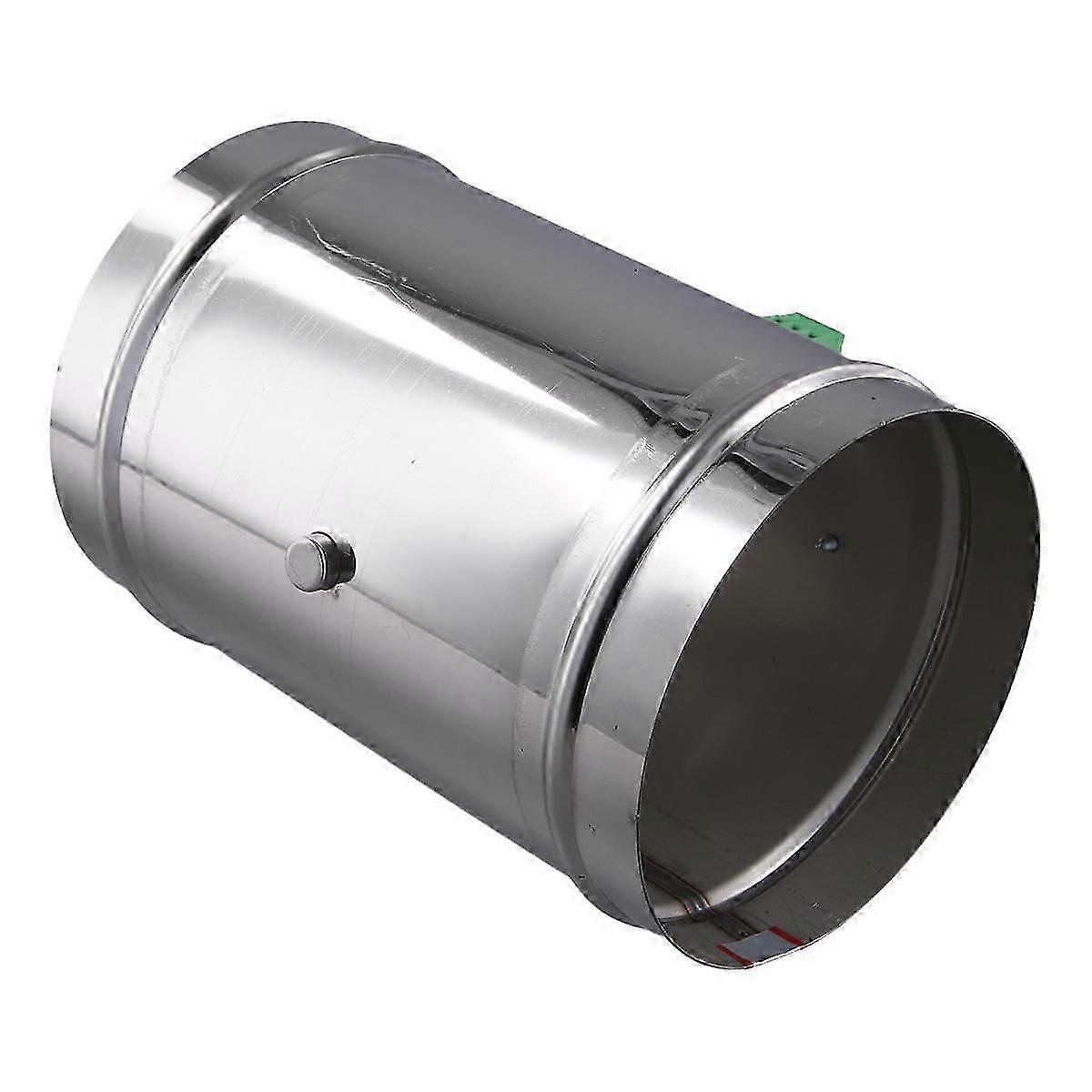 125mm Stainless Steel Electric Air Duct Damper Valve HVAC Air Ducting ...