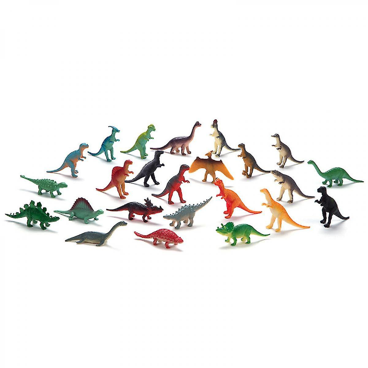 24pcs Mini Dinosaur Figures And Dinosaur Skeletons, Plastic Dinosaurs ...