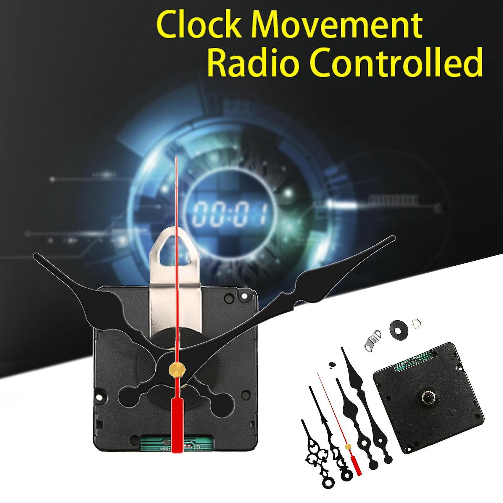 Radio Controlled Silent Diy Clock Movement Mechanism Kit Dcf Signal ...