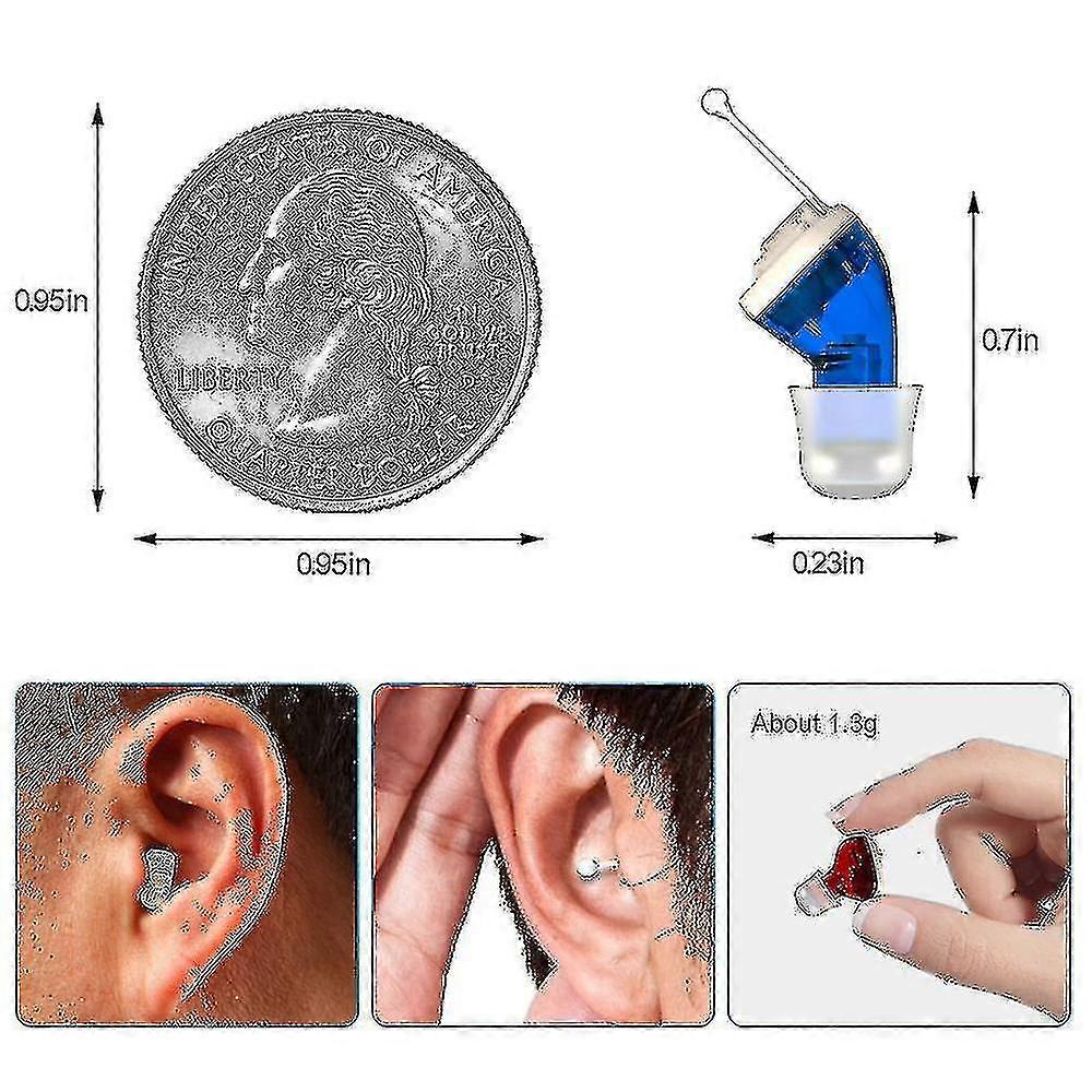 Hearing Aids Invisible Hearing Aids Adjustable Tone Sound Amplifier ...