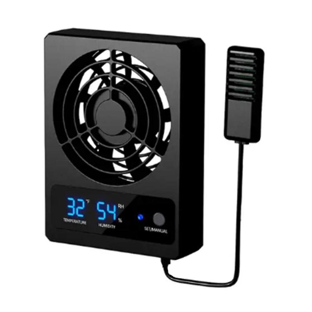 Smart Cooling Fan For Reptile Tank With Led Display Strong Wind ...