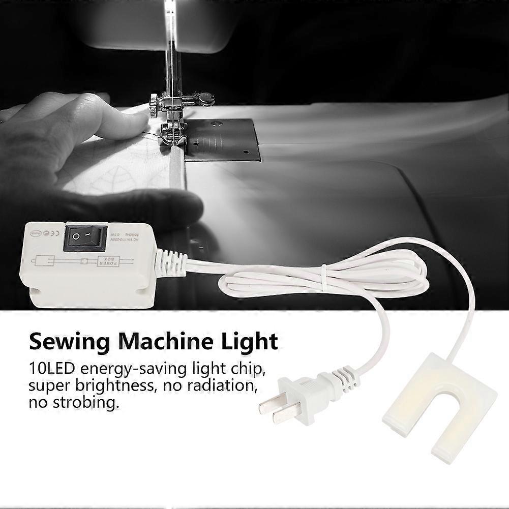 LED Sewing Machine Light U Shape Energy Saving Working Table Light 110V ...