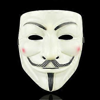Anonymous Hacker V-vendetta Mask Cosplay Face Cover Halloween Party ...