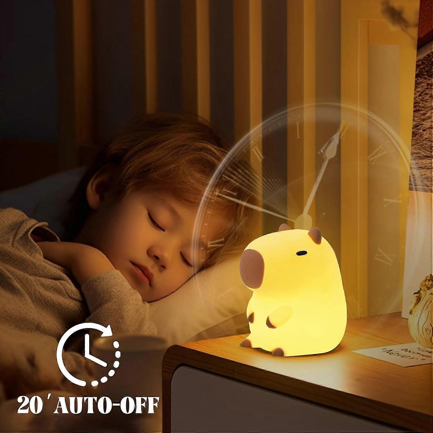 Capybara Night Light - Adorable gift for women, teens and babies ...