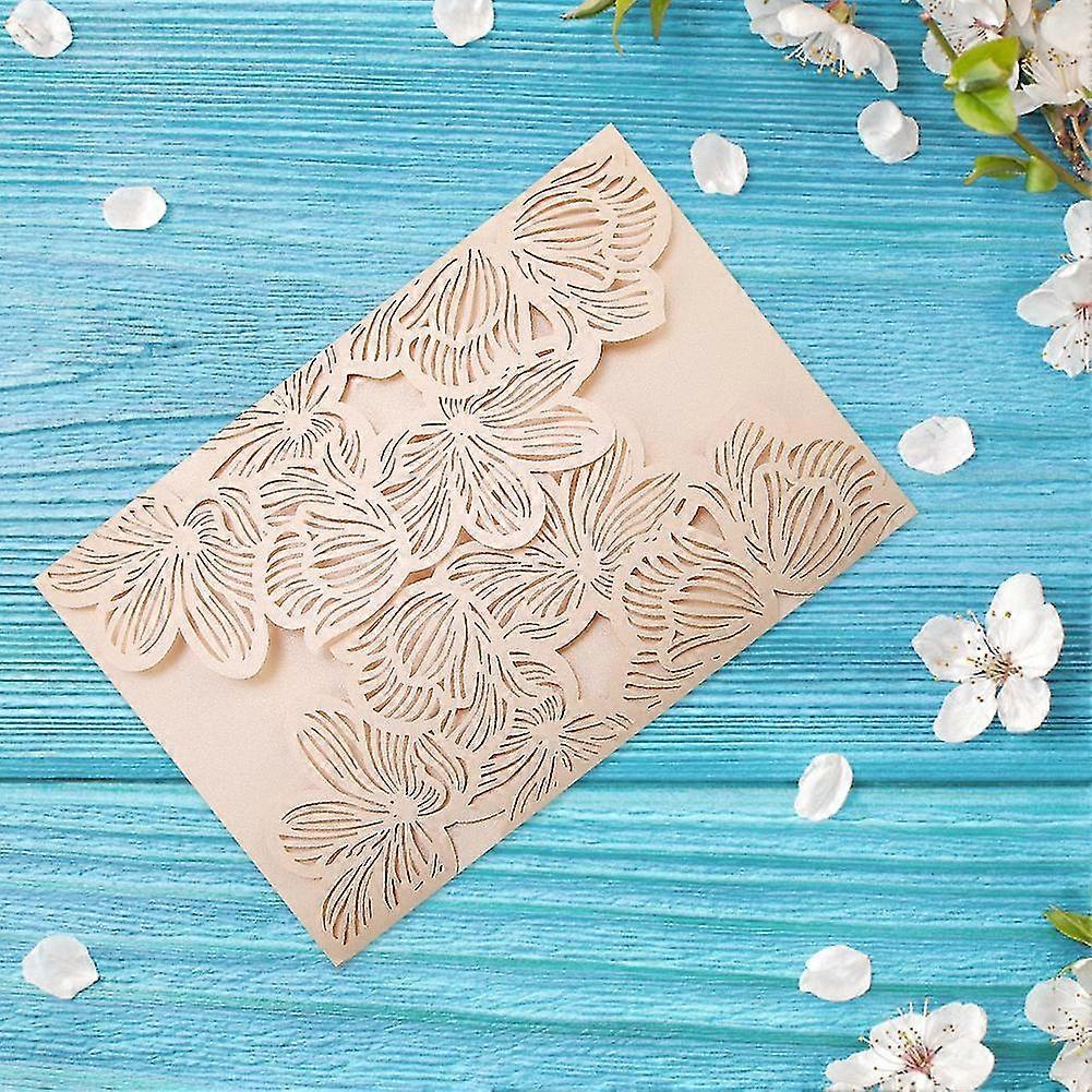10pcs European Style Wedding Invitations Cards Carving Birthday Party ...